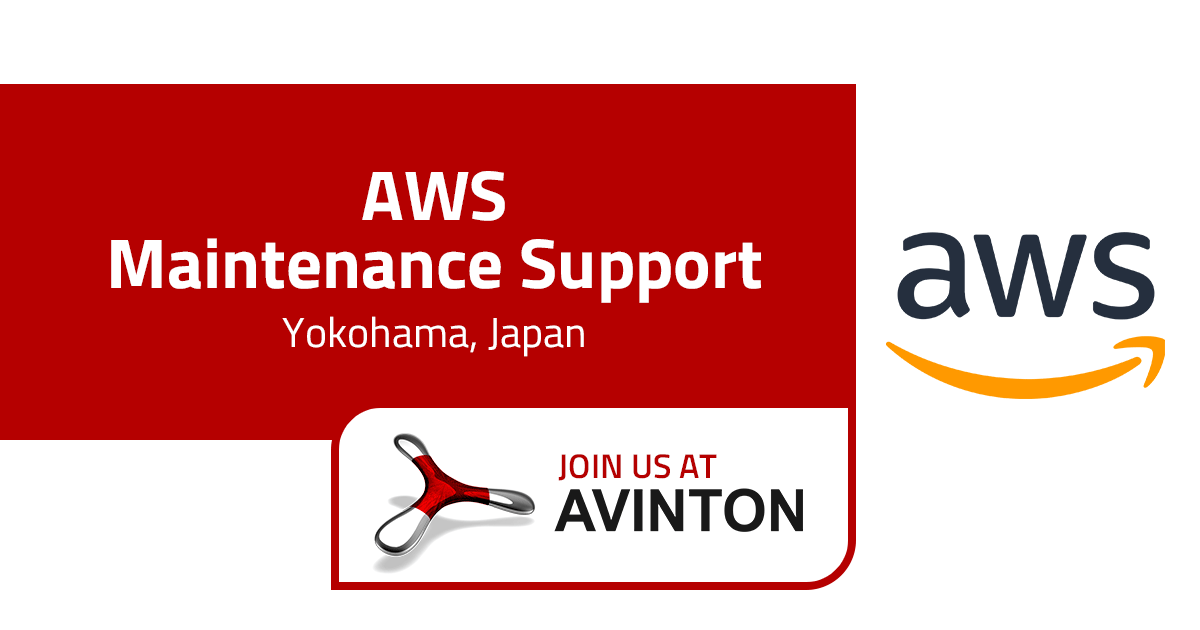 AWS Maintenance Support Engineer at Avinton - Apply now!